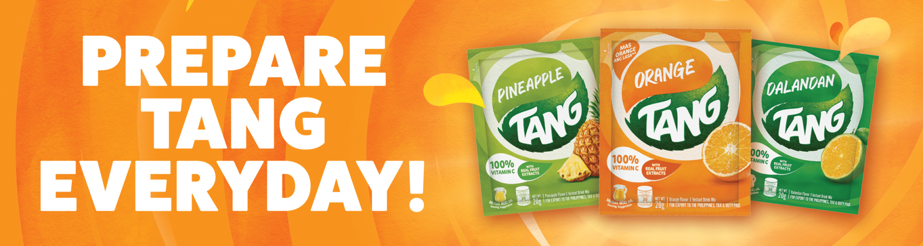 Tang Orange Juice Drink | 250g | Tang | Walter Mart