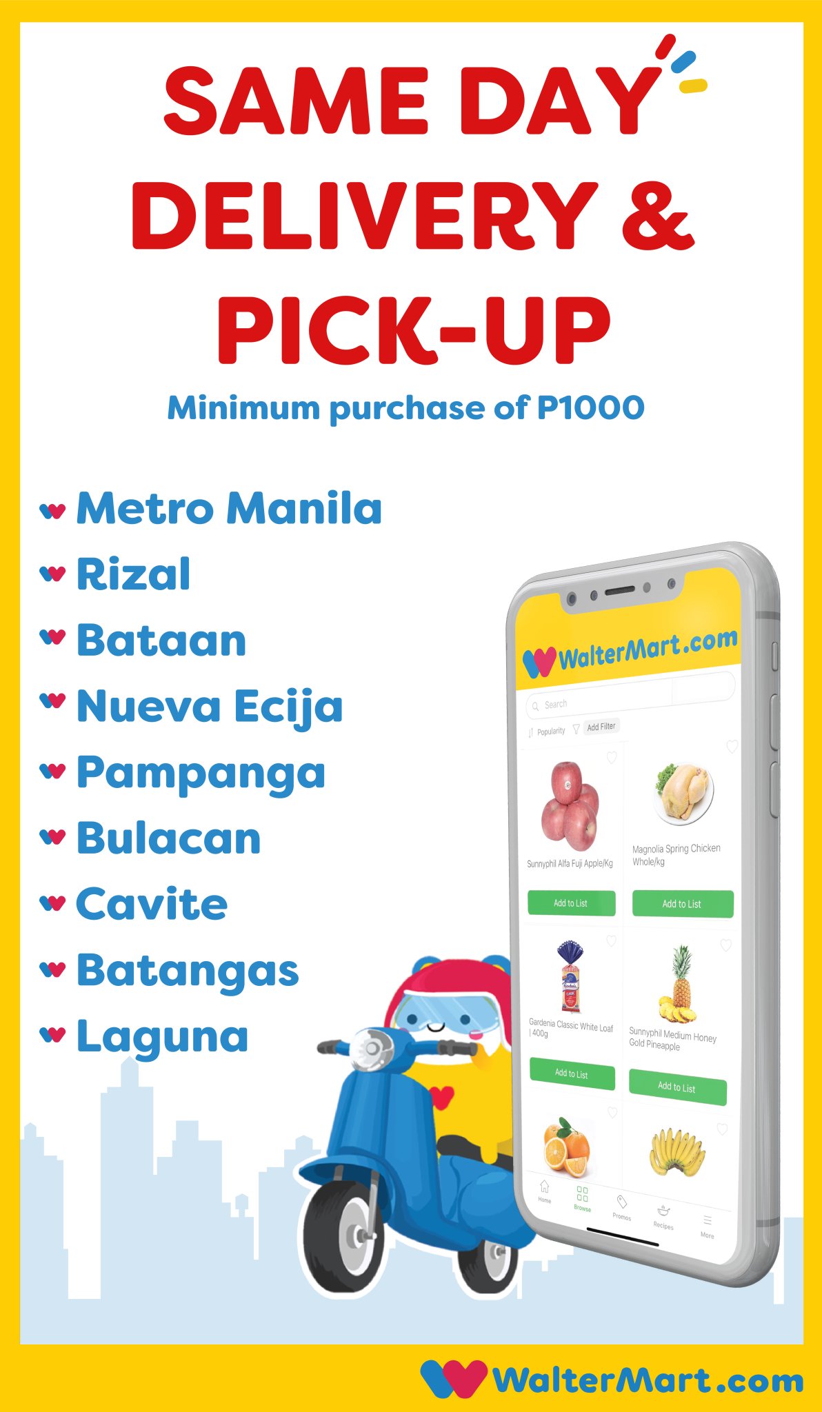 WalterMart Delivery - Biggest Grocery Delivery Service in PH